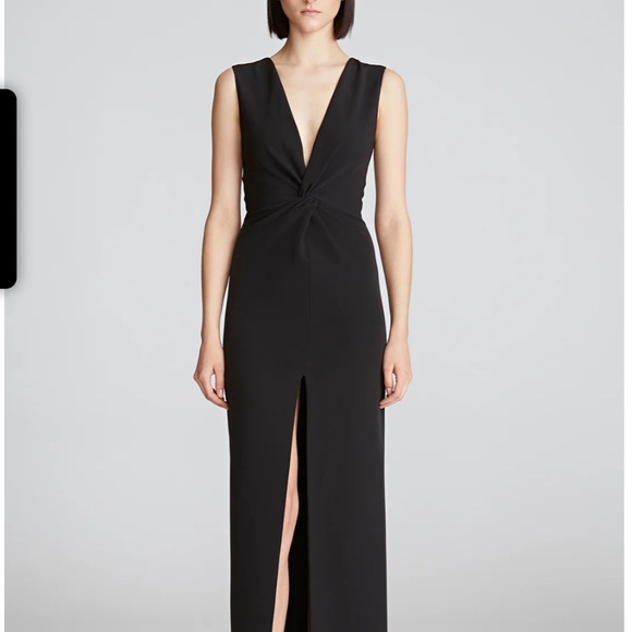 Halston Heritage | Dresses | Halston Heritage Black Maxi Dress | Poshmark